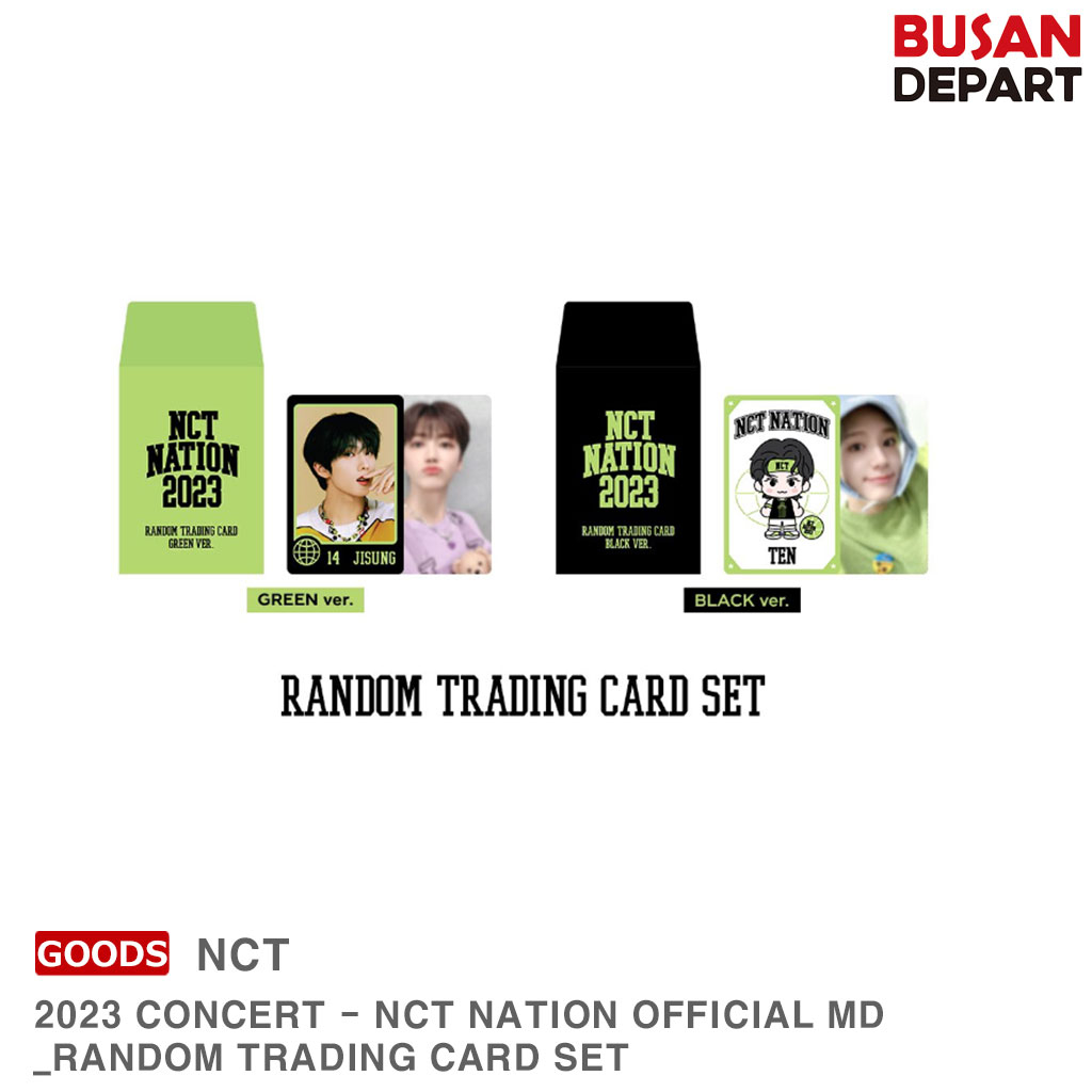NCT NATION : TO THE WORLD OFFICIAL MD_RANDOM TRADING CARD SET | Shopee ...