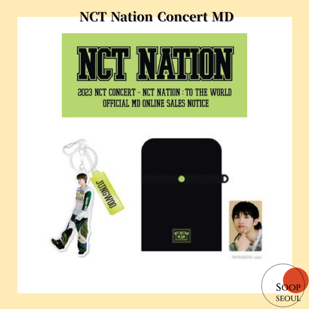 NCT CONCERT MD NCT NATION : To The World / keyring pouch photocard ...