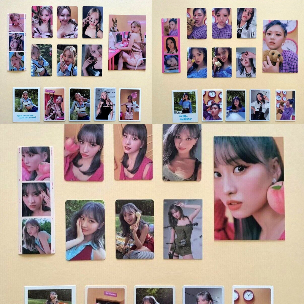 TWICE - 11th Mini Album BETWEEN 1&2 12 Official Photocard POB Nayeon Jeongyeon Momo | Shopee ...