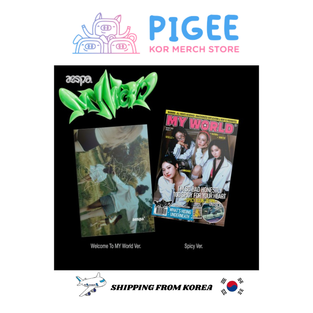 AESPA - 3RD MINI ALBUM [ MY WORLD ] ZINE VER. | Shopee Philippines