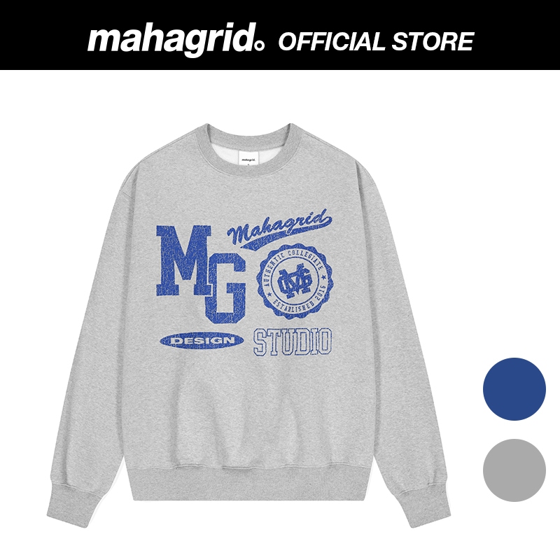 [MAHAGRID] VARSITY LOGOS SWEATSHIRT | Shopee Philippines