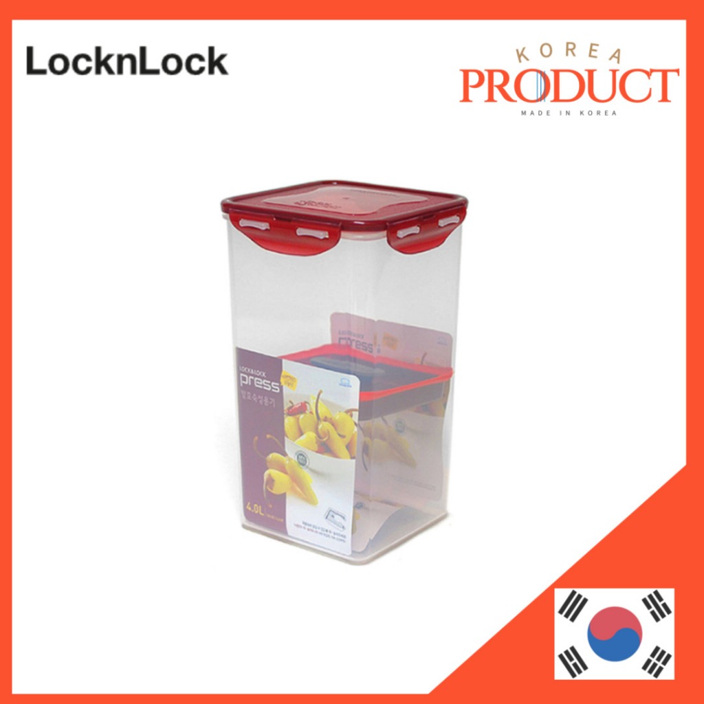 LOCKNLOCK Fermentation Aging Container 4L Food Storage Container Pickle ...