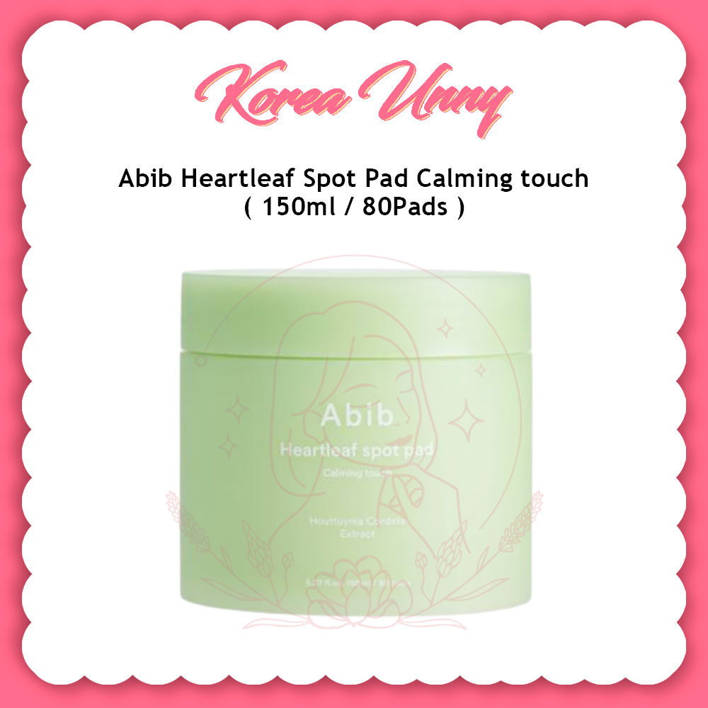Abib Heartleaf Spot pad Calming Touch(80pads) Soothing toner pad ...