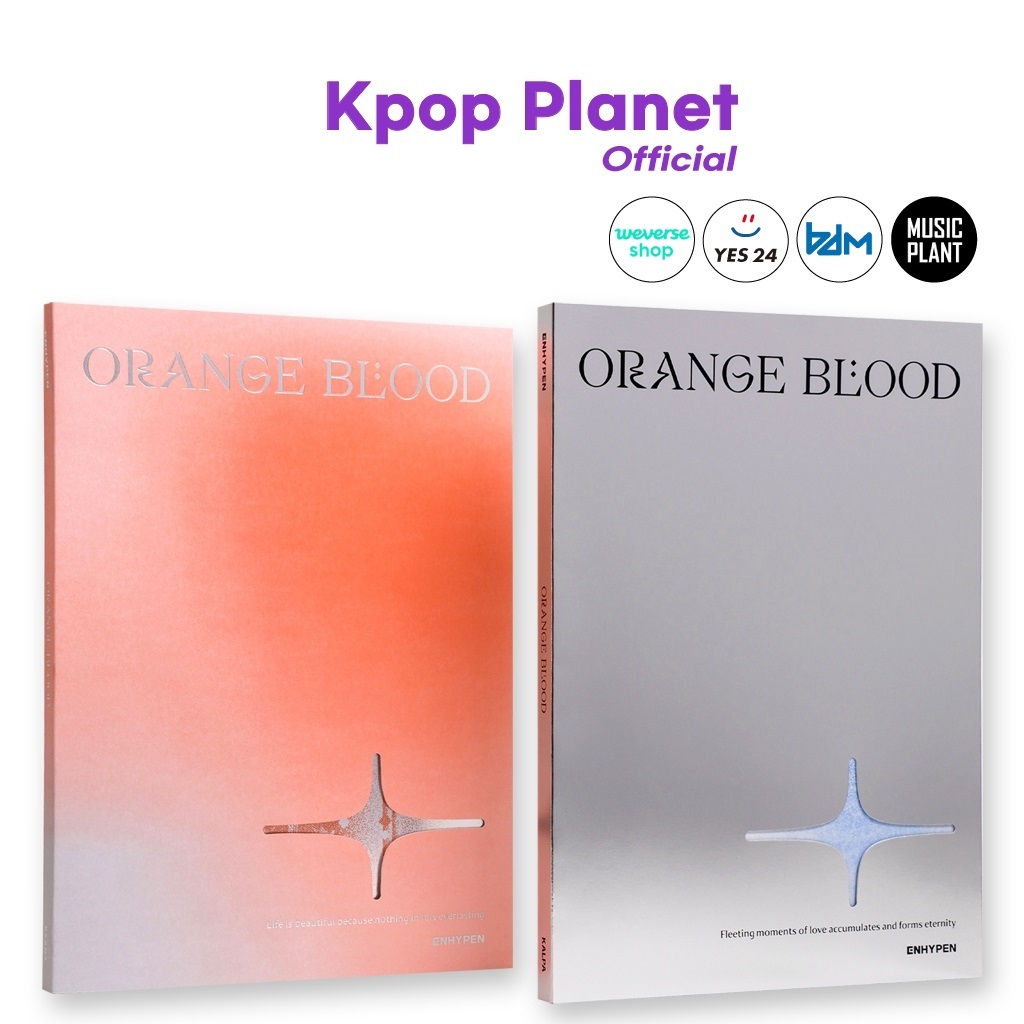 ENHYPEN - 5th Mini Album [ ORANGE BLOOD ] | Shopee Philippines