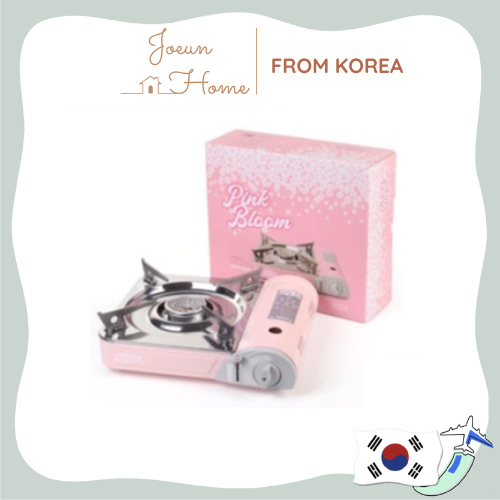 [Suntouch Korea] Pink Bloom Camping Outdoor Mini Gas Stove/Portable Gas ...