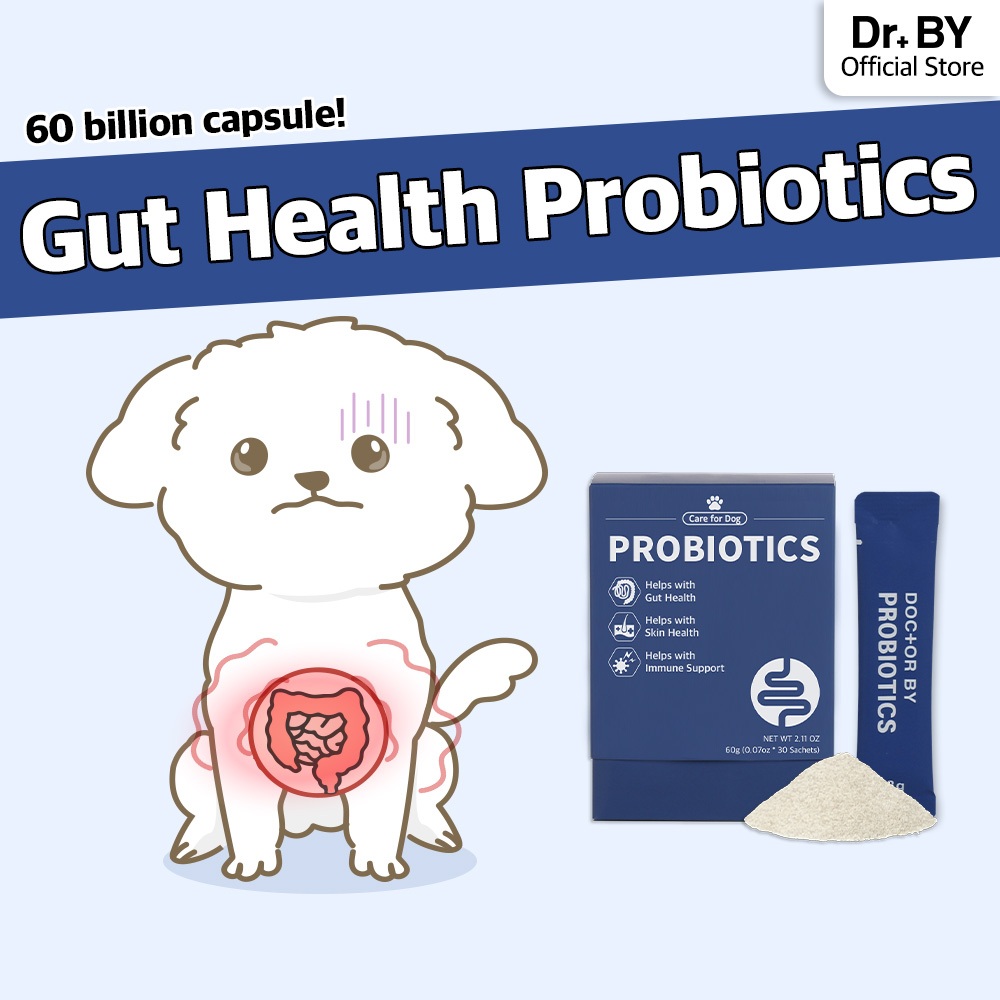 [DR.BY PROBIOTICS] Pet Dog Diarrhea Constipation Supplement Powder ...