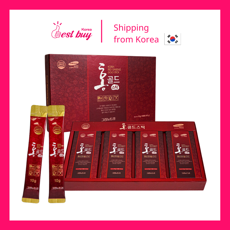 Korea red ginseng gold stick 10g x 100 sticks | Shopee Philippines
