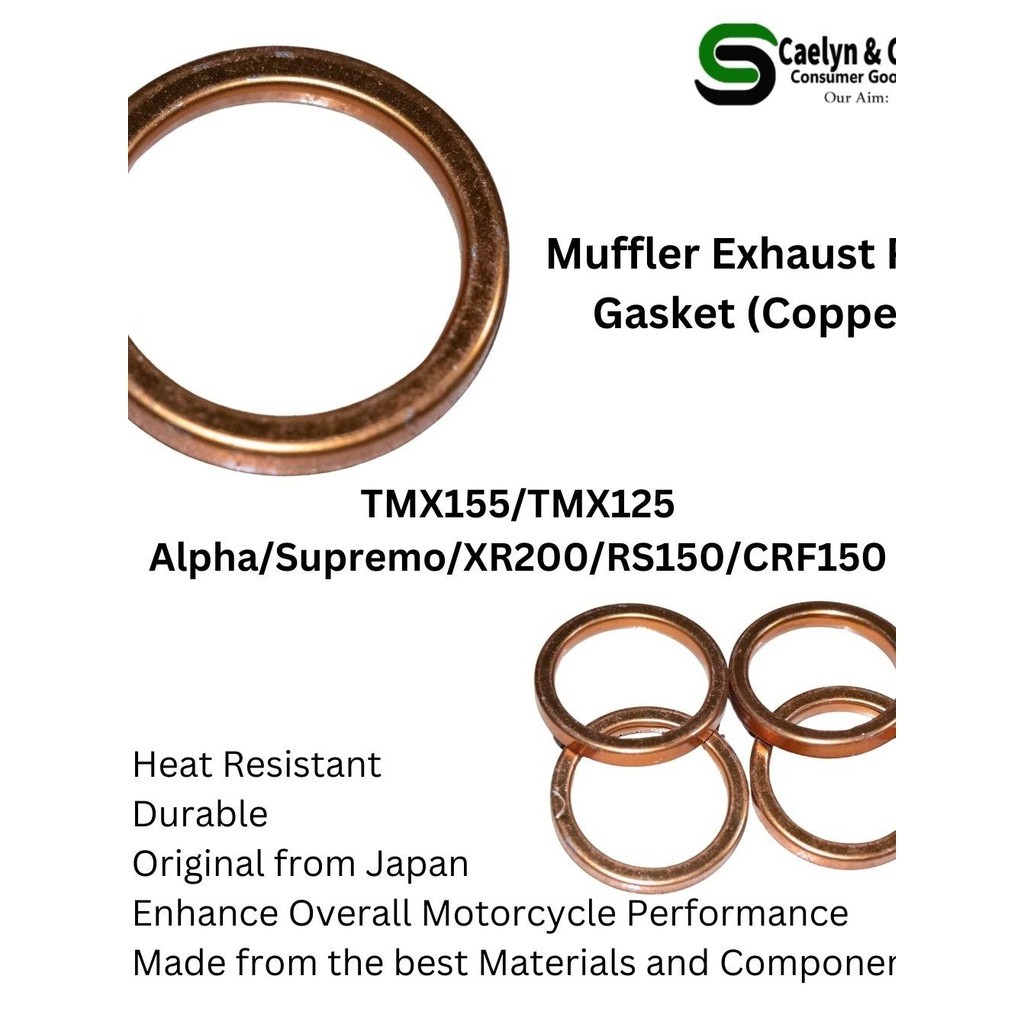 TMX 155 Muffler Exhaust pipe Gasket for Motorcycle - Universal motor ...