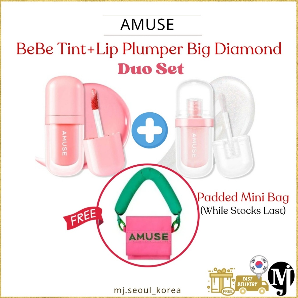 Amuse BeBe Tint Lip Plumper Big Diamond(+Mini Pouch) | Shopee Philippines
