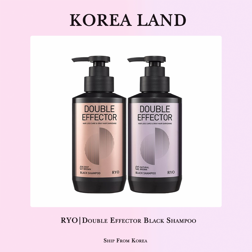 RYO | Double Effector Black Shampoo For Hair Loss Care with Natural ...