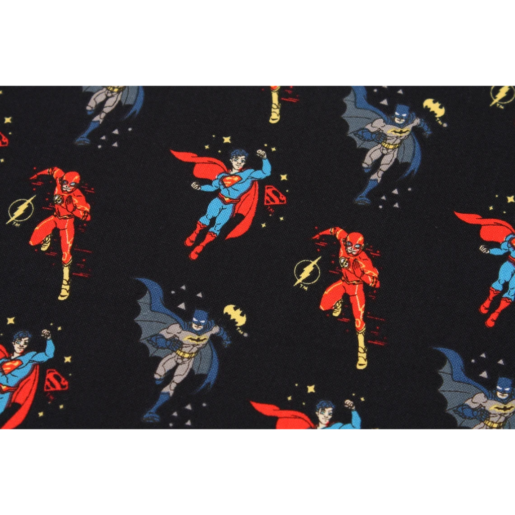 Justice League Super Hero Superman Flash Batman Character Fabric made ...