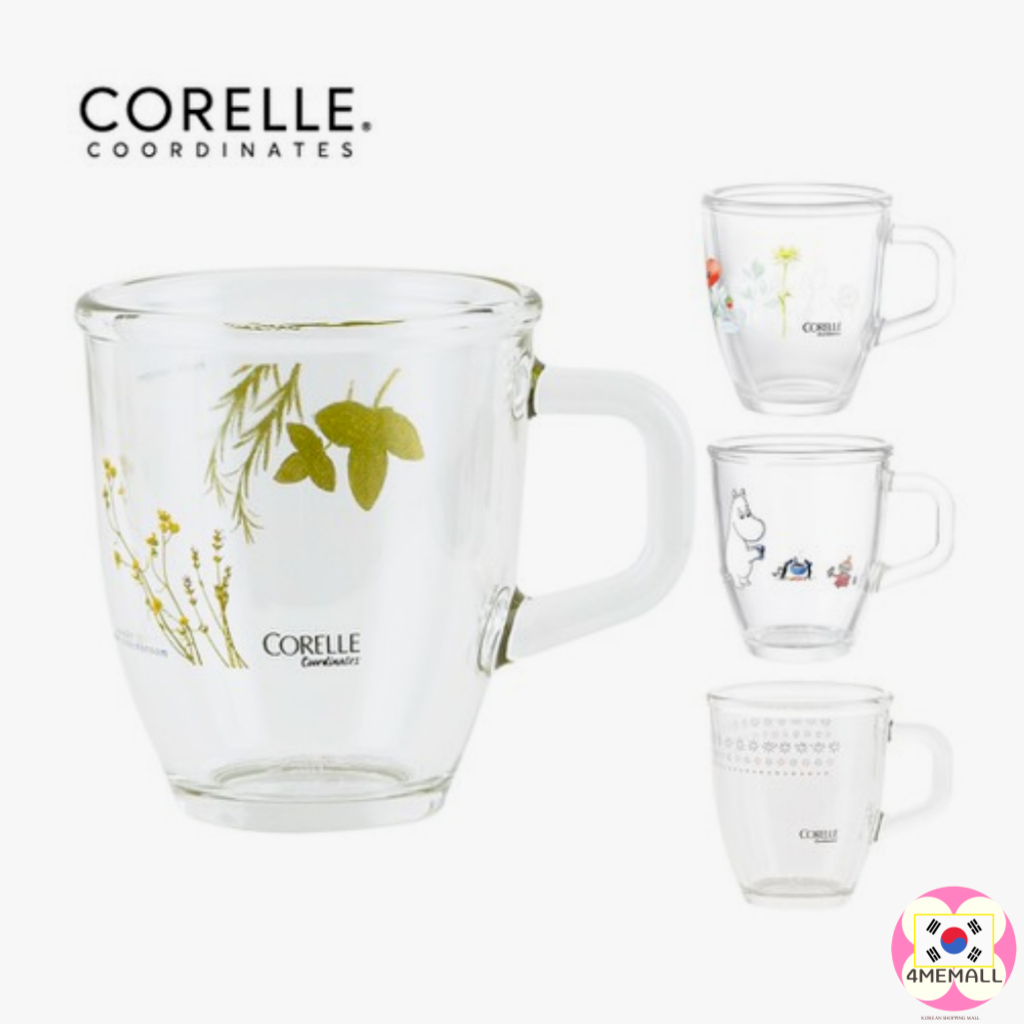 CORELLE COORDINATES Glass Mug 2P SET Cup Gift 8 types | Shopee Philippines