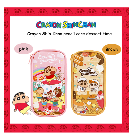 Crayon Shin-Chan pencil case dessert time Shinchan | Shopee Philippines