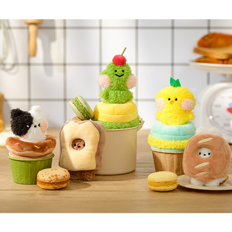 [Line Friends] Korea Character Mini Minini Bakery Series Plush Doll ...