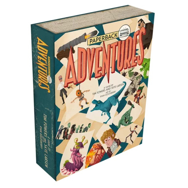 Paperback Adventures Core Box board game + Ex Machina, Damsel, & Plothook expansions bundle ...