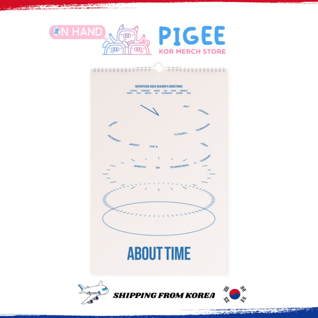 SEVENTEEN - [ SEVENTEEN 2024 WALL CALENDAR ] SEASON'S GREETINGS ...
