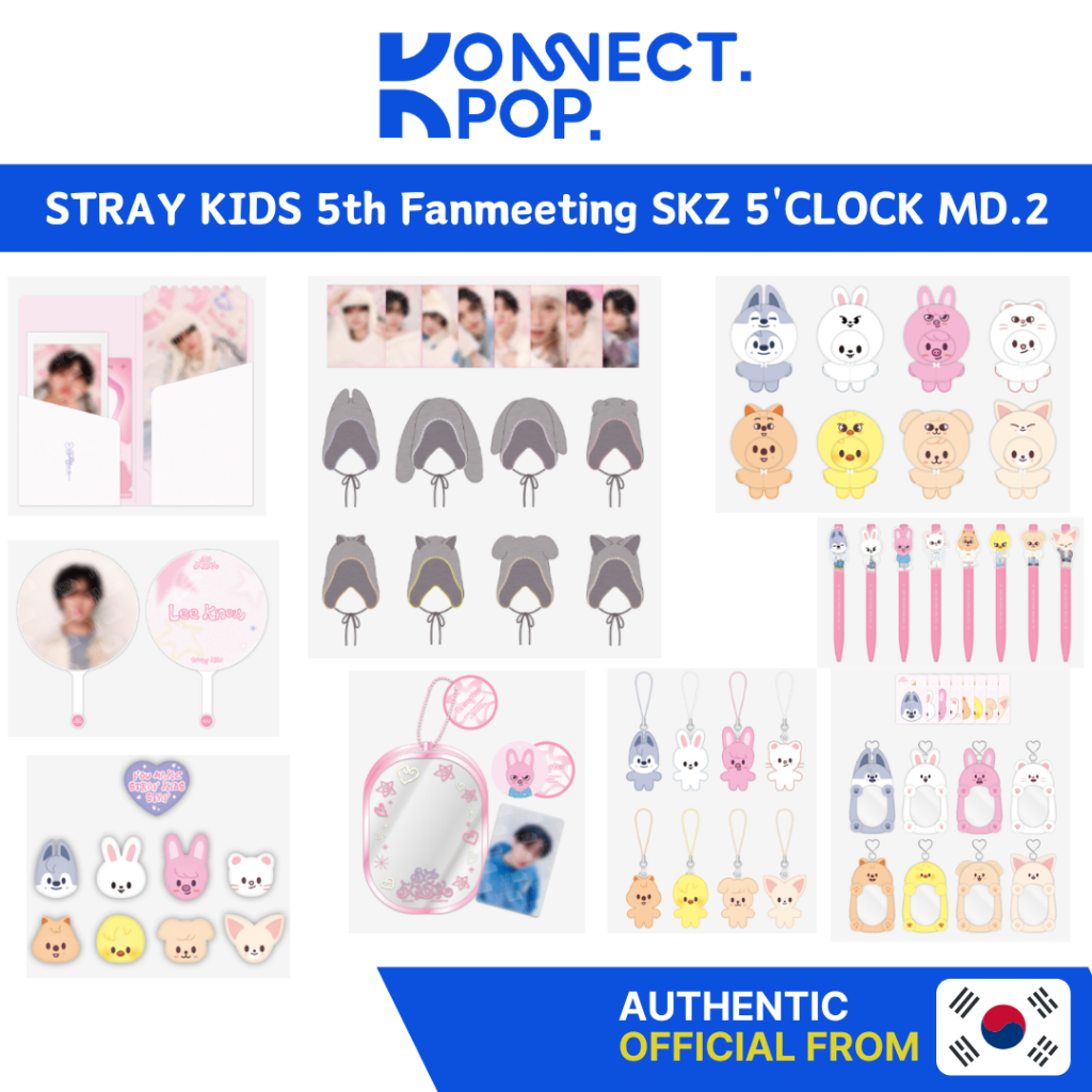 Stray Kids - 5th Fanmeeting [ SKZ 5'CLOCK ] OFFICIAL MD.1 | Shopee ...