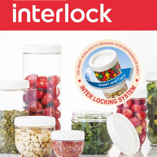 LOCKNLOCK Interlock Kitchen Canister 1L Stackable Container | Shopee ...
