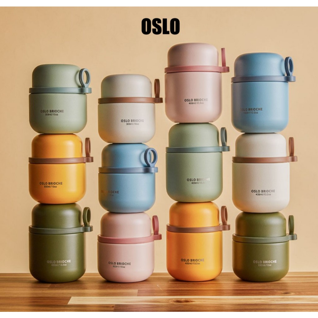 Oslo Stainless Steel 316 Brioche Food Jar 220ml, 300ml, 400ml | Shopee ...