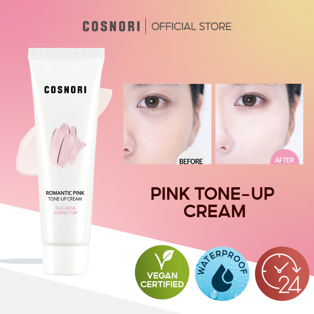 [COSNORI] Romantic pink tone-up cream 50ml | Shopee Philippines