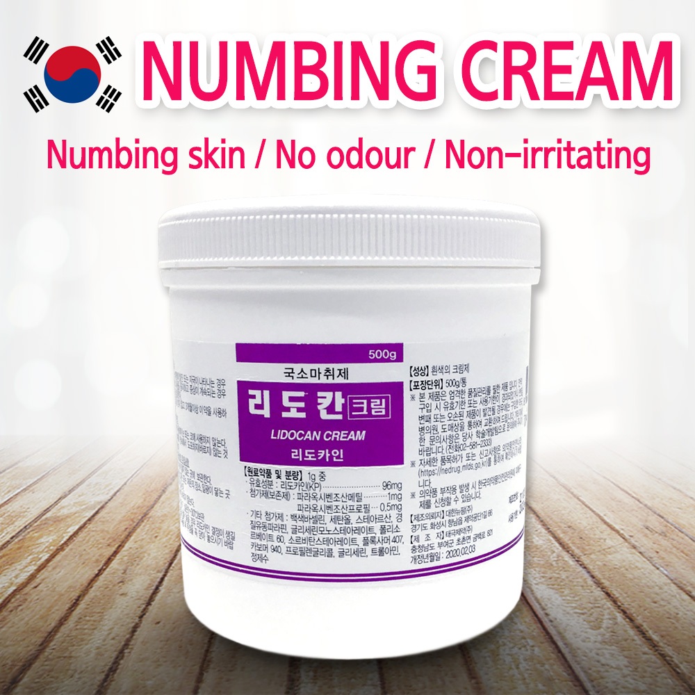 (Korea) LIDOCAN Cream 450g Numbing Cream Topical Anesthesia Original ...