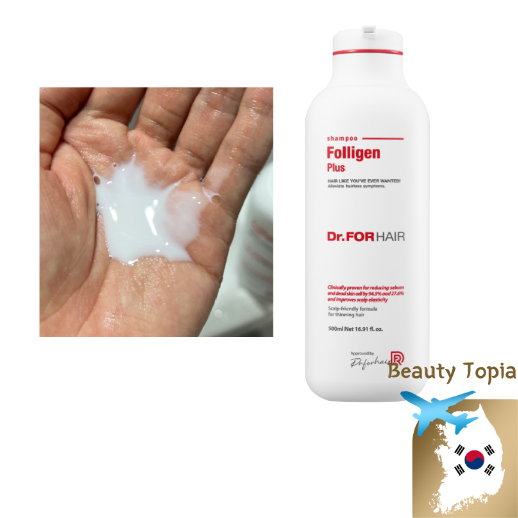 Dr FORHAIR Folligen Plus Shampoo Moringa scent 500ml anti hair loss ...