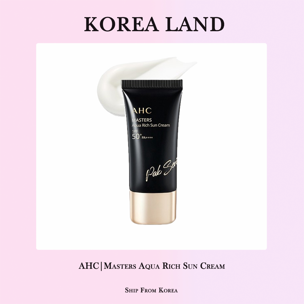 AHC | Masters Aqua Rich Sun Cream SPF50+ PA++++ (30ml) | Shopee Philippines