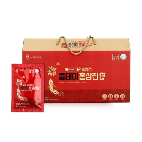 Hansam 6-Year-Old Korean Red Ginseng Extract All-Day Hong Sam Jin 50ml ...