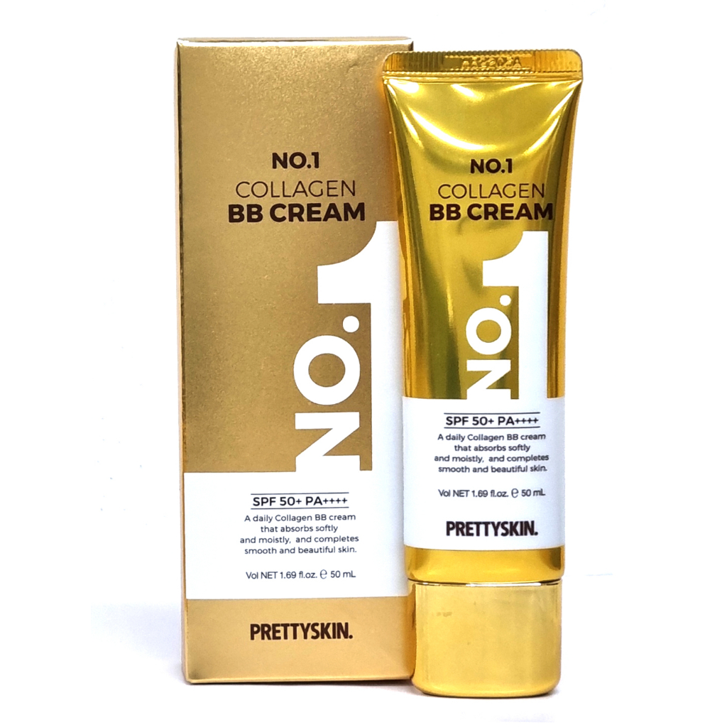 PRETTYSKIN Collagen BB Cream | Lightweight Korean BB | Zinc Oxide ...