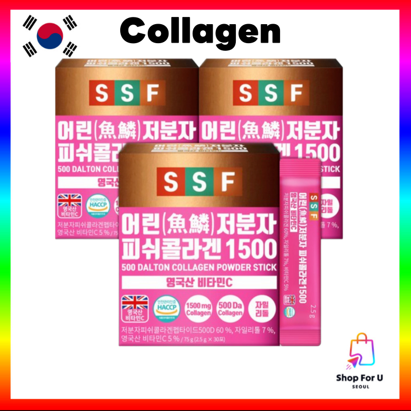 [SSF] 500 Dalton Collagen Powder Stick 2.5g X 30p | Shopee Philippines