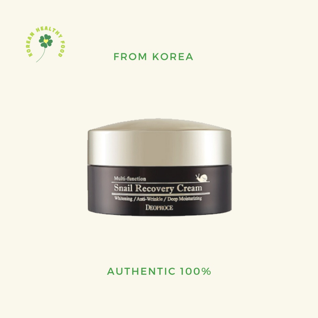 DEOPROCE SNAIL RECOVERY CREAM 100g | Shopee Philippines