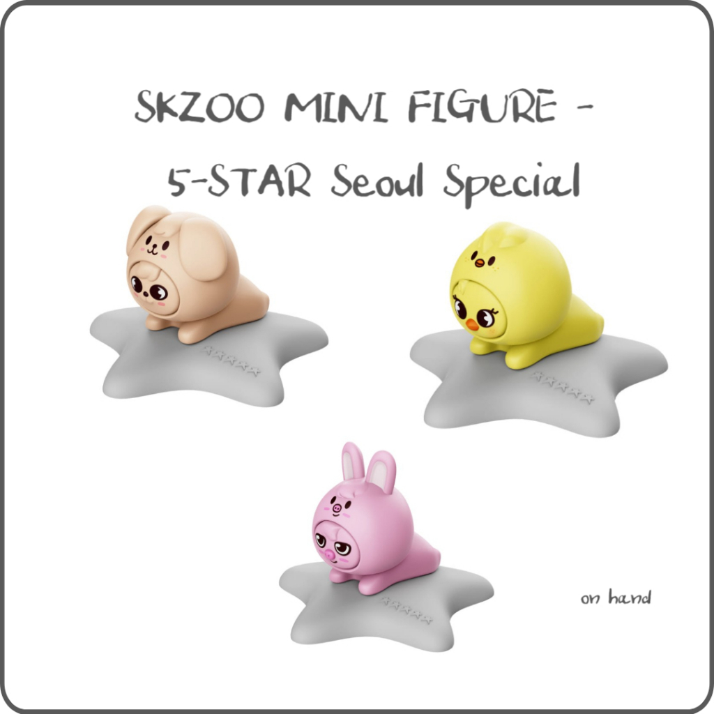 SKZOO MINI FIGURE - 5-STAR Seoul Special | Shopee Philippines