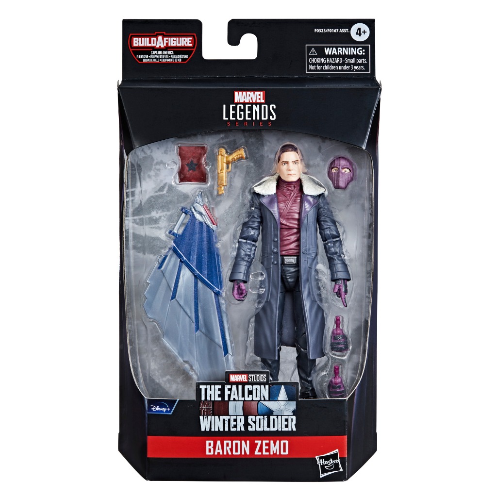 New Marvel legends Baron Zemo - Captain America FLIGHT GEAR BAF ...