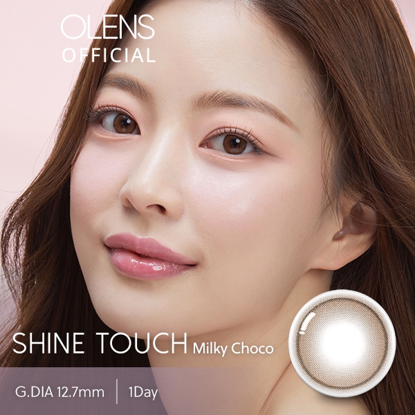 OLENS Official Shine Touch 1Day 10P Milky Choco Colored Contact Lens ...
