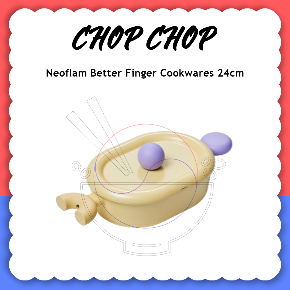 Neoflam Better Finger Cookwares 24cm Low Stock Pot for Stovetops and ...