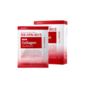 Medi-Peel Red Lacto Collagen Pore Lifting Mask Pack, 10 packs, 1ea ...