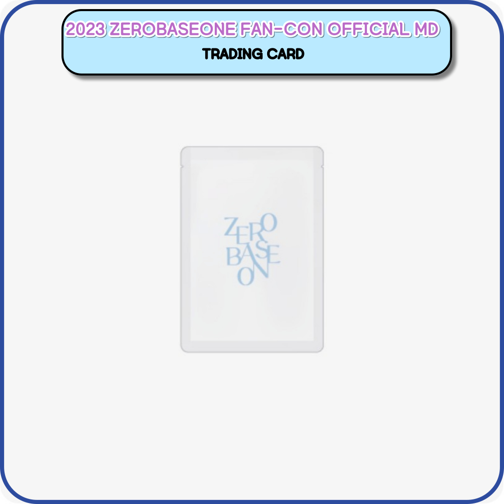 2023 ZEROBASEONE FAN-CON TRADING CARD | Shopee Philippines