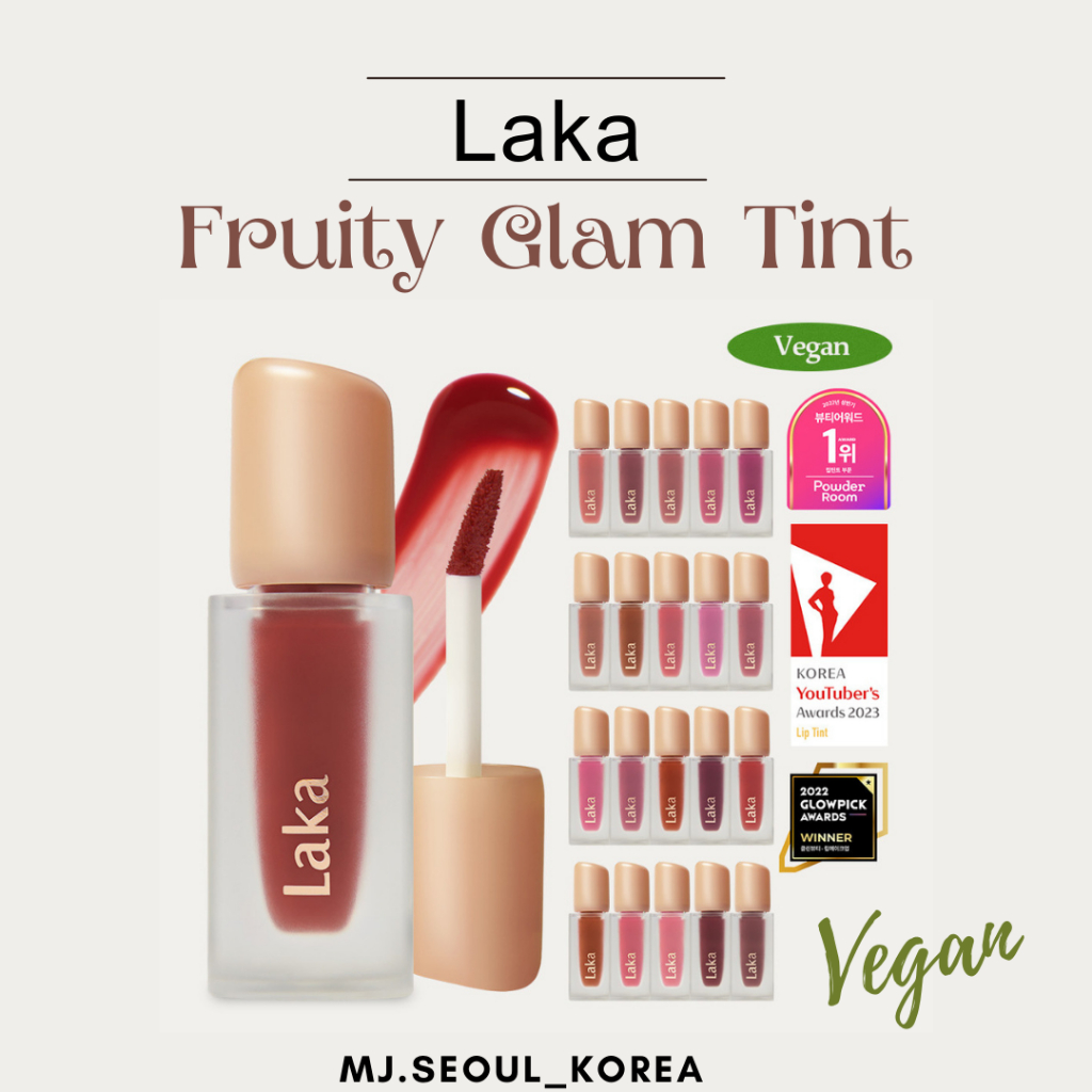 Laka Fruty Glam Tint 4.5g 21colors | Shopee Philippines