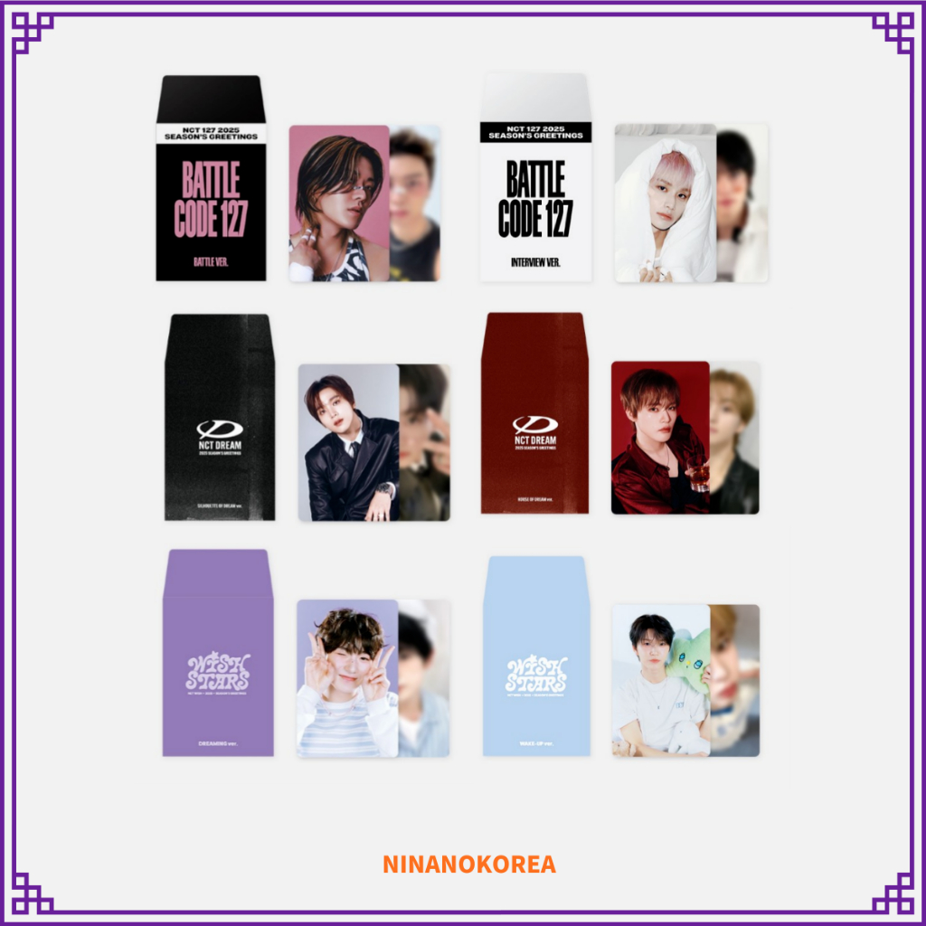 SMTOWN 2025 SEASON'S GREETINGS RANDOM TRADING CARD NCT 127 NCT DREAM NCT WISH | Shopee Philippines