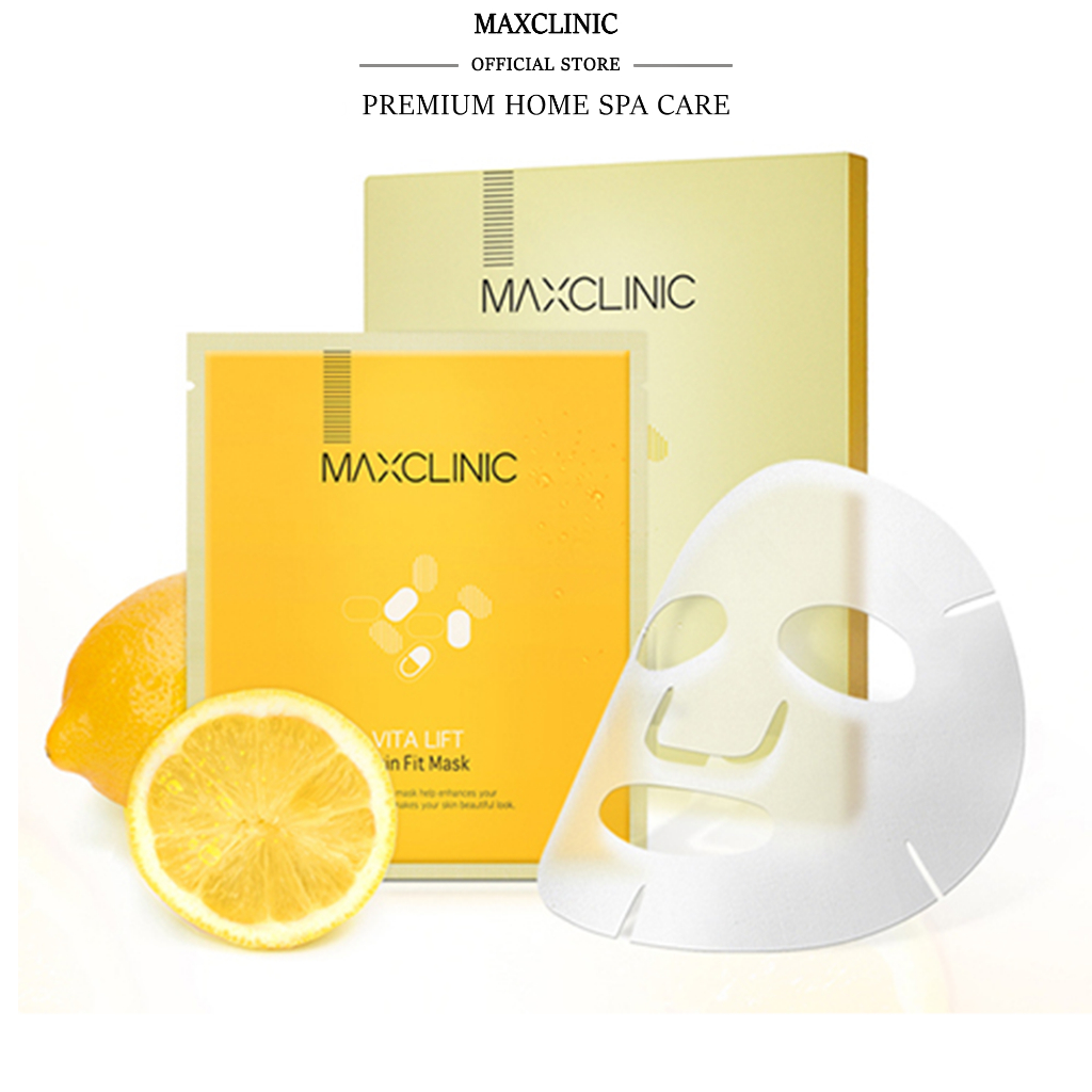 MAXCLINIC Vita Lift Skin Fit Mask Pack (19ml x 4sheets or 1sheet ...
