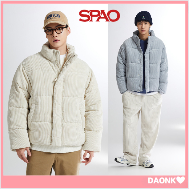 SPAO Unisex Basic Puffer Corrodoy 4 Colors 100% Authentic from Korea (2023 FW) | Shopee Philippines