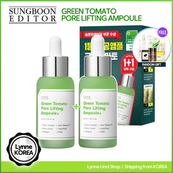 SUNGBOON EDITOR Green Tomato Pore Lifting Ampoule 30ml | Shopee Philippines