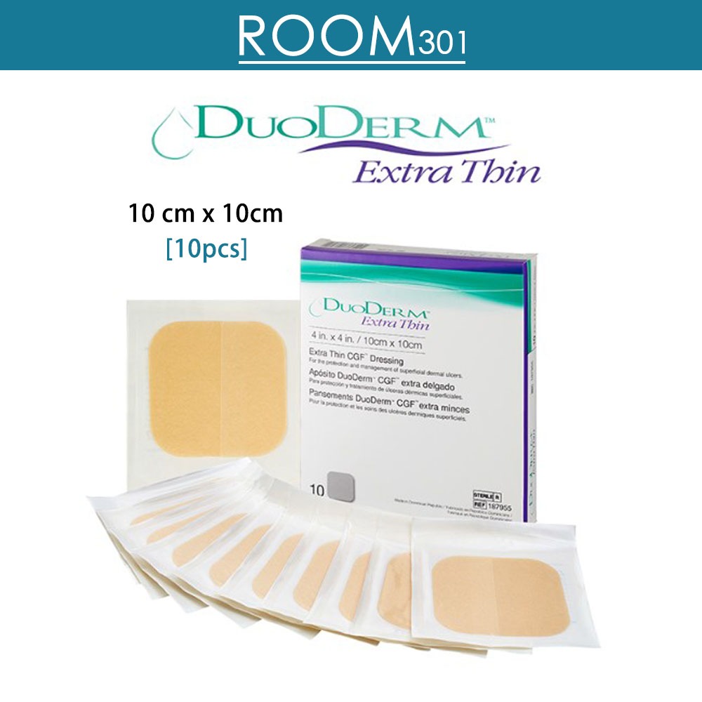 [DUODERM] Convatec Duoderm Extra Thin 4in x 4in (10cm x 10xm) x 10ea ...