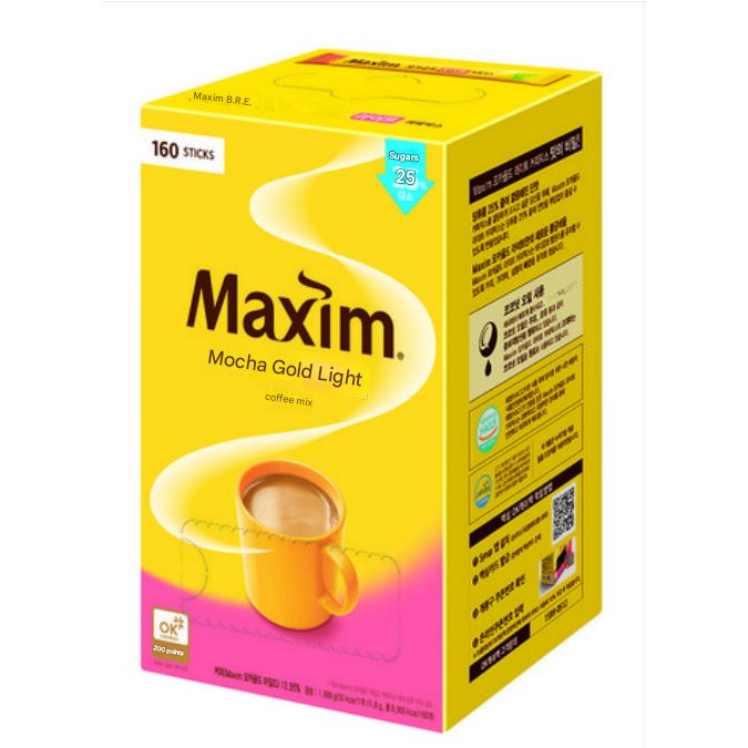 MAXIM Mocha Gold Light Coffee Mix 160 pieces | Shopee Philippines