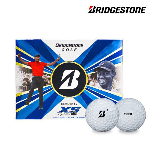 [Bridgestone] TOUR B XS Tiger Woods Edition 3 Piece Golf Balls 12 holes | Shopee Philippines