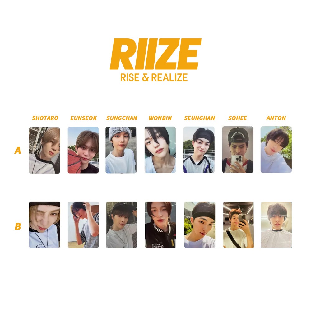 RIIZE - GET A GUITAR 1st Single Rise & Realize Photocard | Shopee Philippines