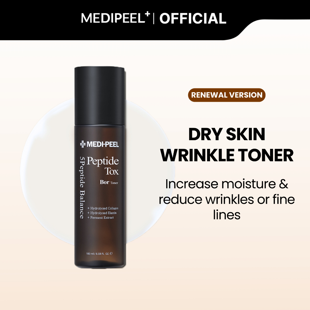 MEDIPEEL Peptide Tox Bor Anti Aging Toner 180ml | Shopee Philippines