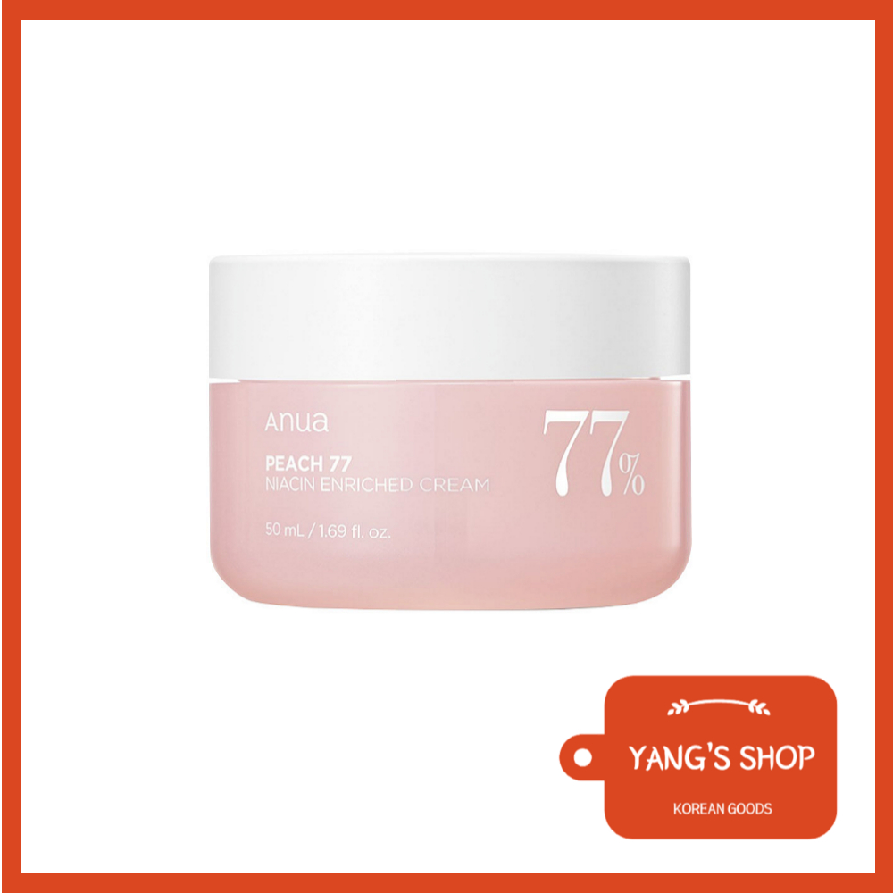 [NEW] [Anua] Peach 77% Niacinamide Enriched Cream 50ml | Shopee Philippines