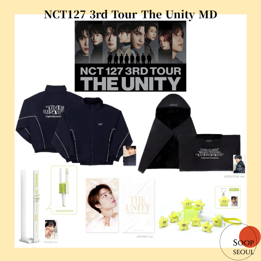 NCT127 3rd tour The Unity MD / track jacket blanket starfish doll ...
