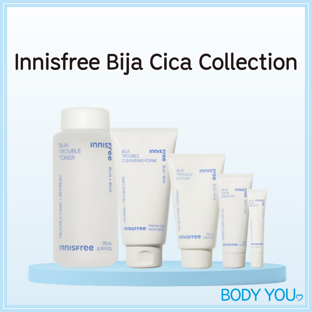 [Innisfree] Bija Cica Collection / Bija Trouble Cleansing, Toner ...